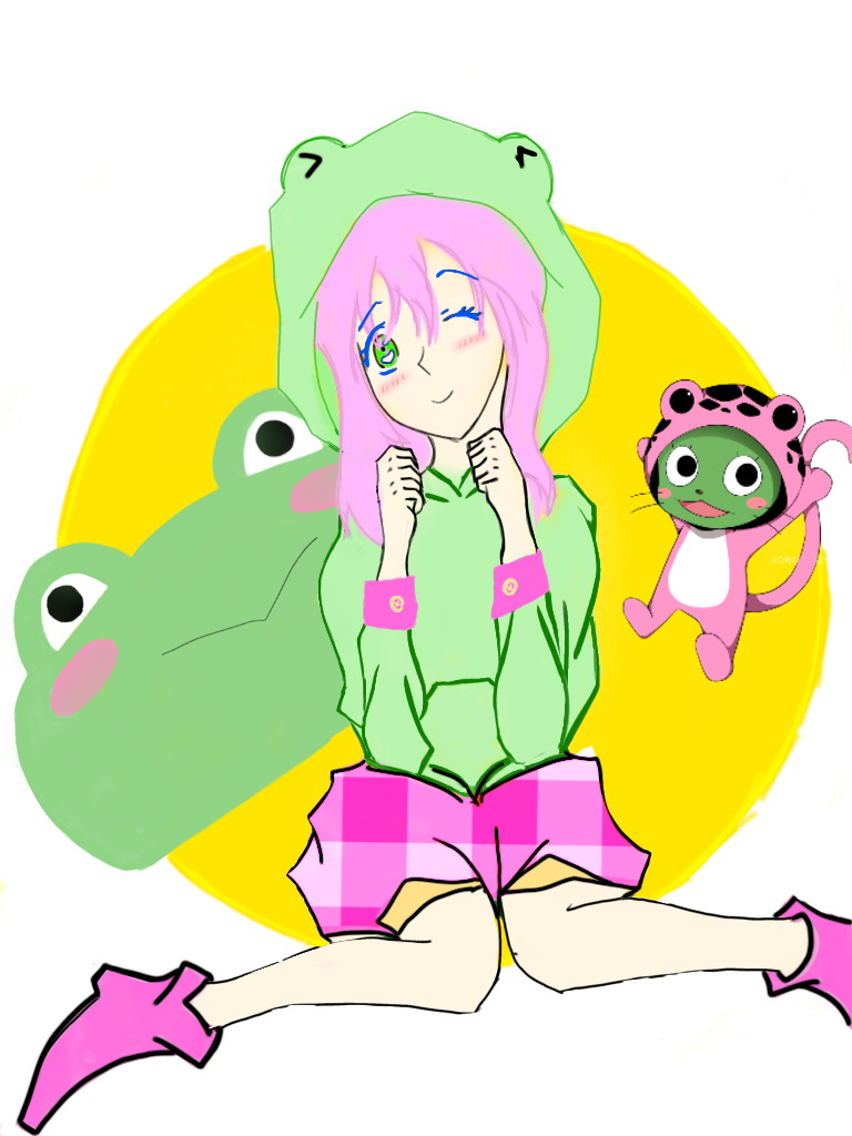 Froggy girl - ibisPaint