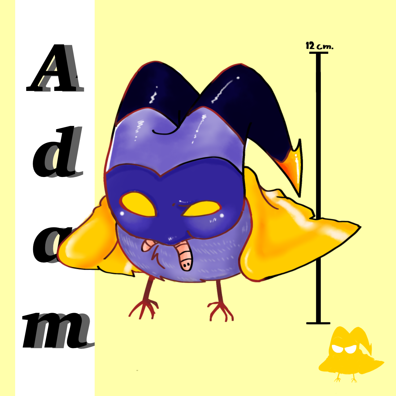 Fat bird Adam - ibisPaint
