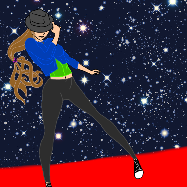 Girl Michael Jackson - ibisPaint