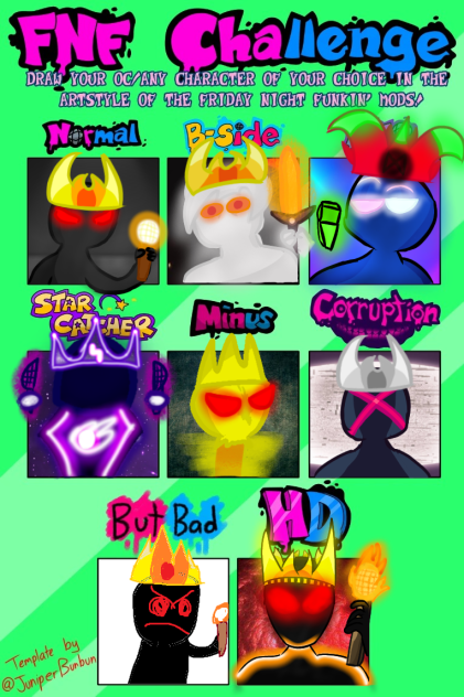 FNF OC Challenge, King Torch or Gorch - ibisPaint