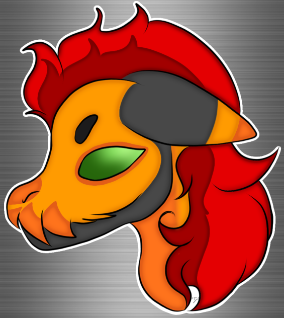 Wickerbeast head shot - ibisPaint