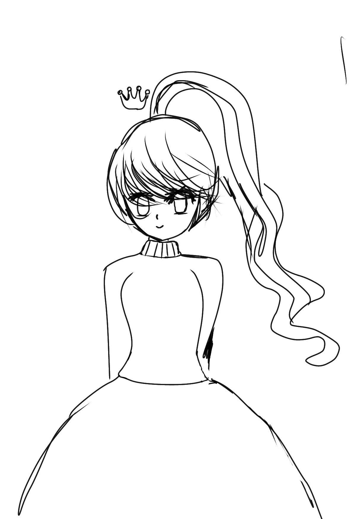 queen 👸 bee( lineart) - ibisPaint