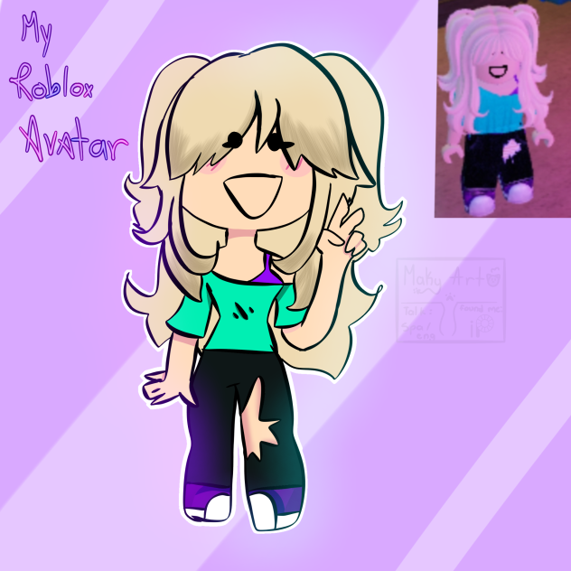 my Roblox avatar - ibisPaint