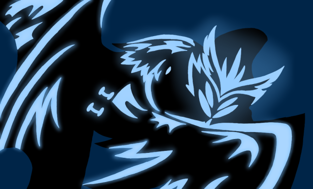 I see the reader's demon shadow form - ibisPaint