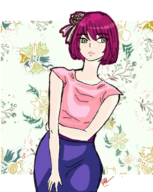 flowery chic - ibisPaint