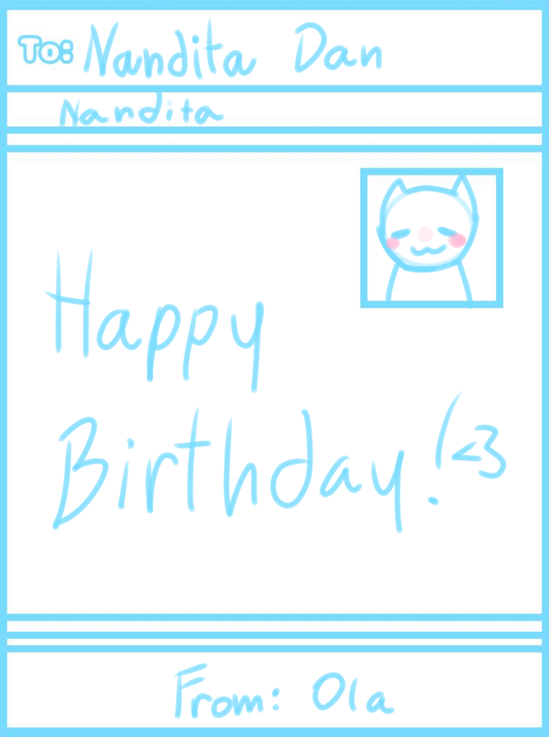 Happy bday - ibisPaint