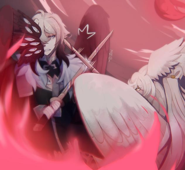 Asteraoth and Sorath Fight - ibisPaint