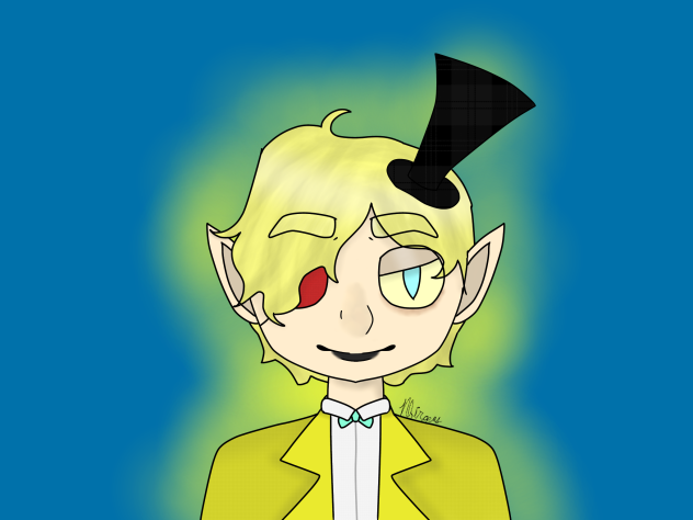 Humanized Bill Cipher - ibisPaint