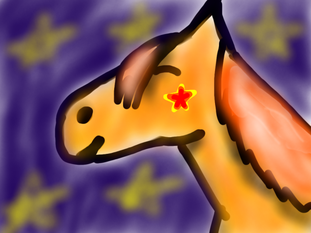 Firestar as a horse - ibisPaint