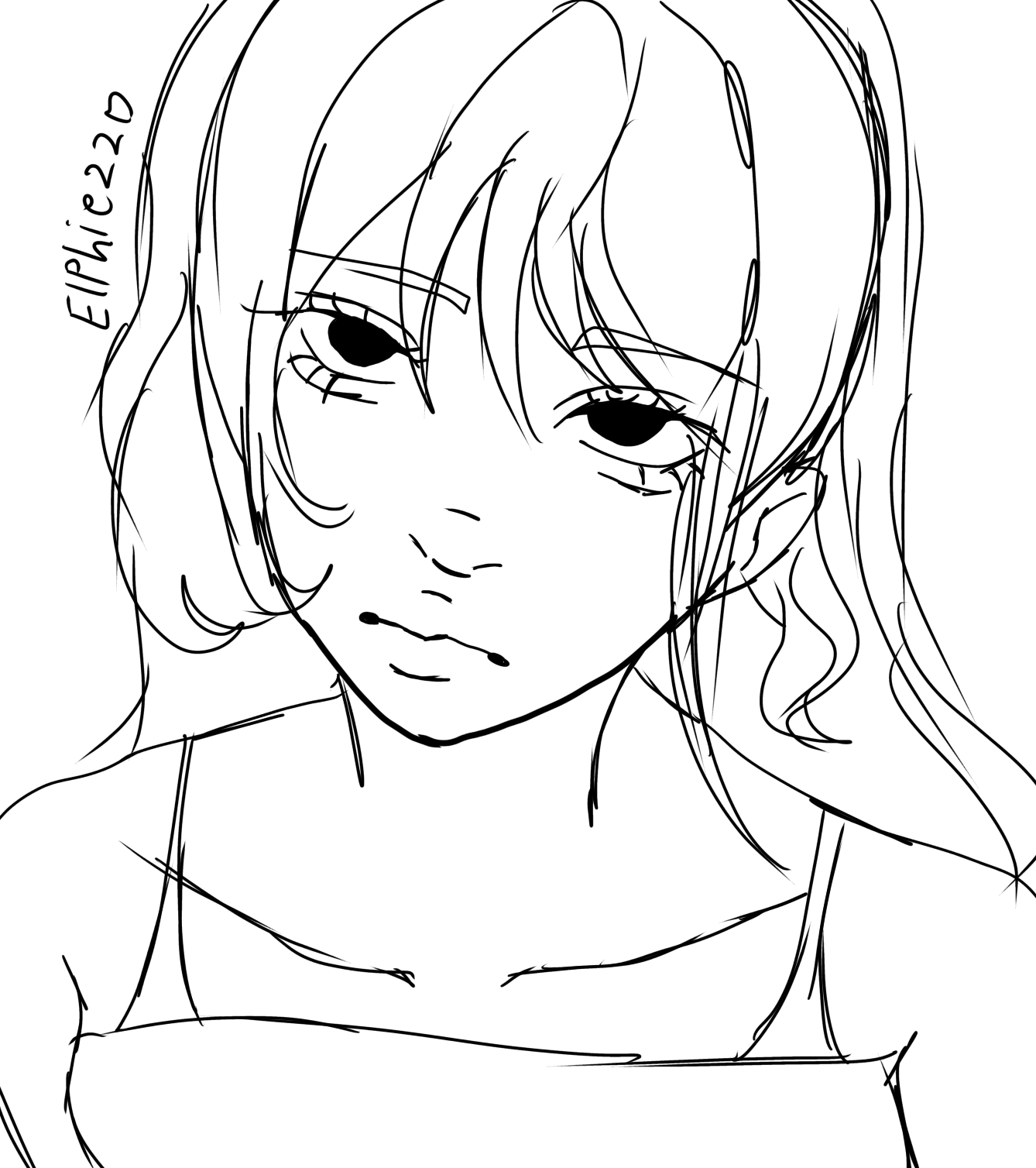 Line art slay - ibisPaint