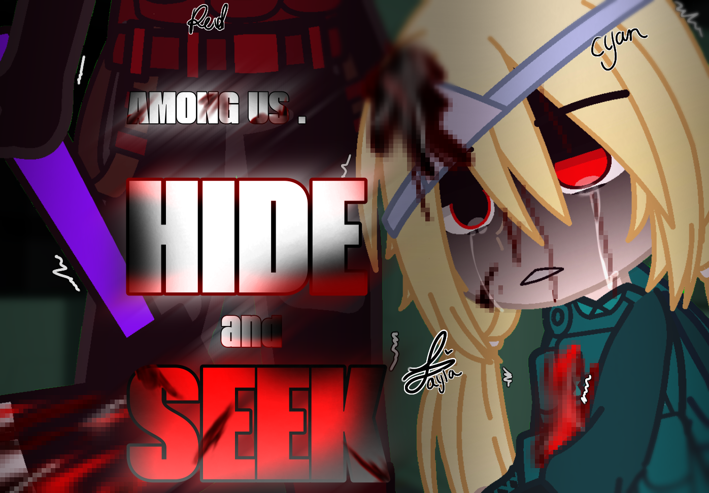 Among us! [BLOOD WARNING] - ibisPaint