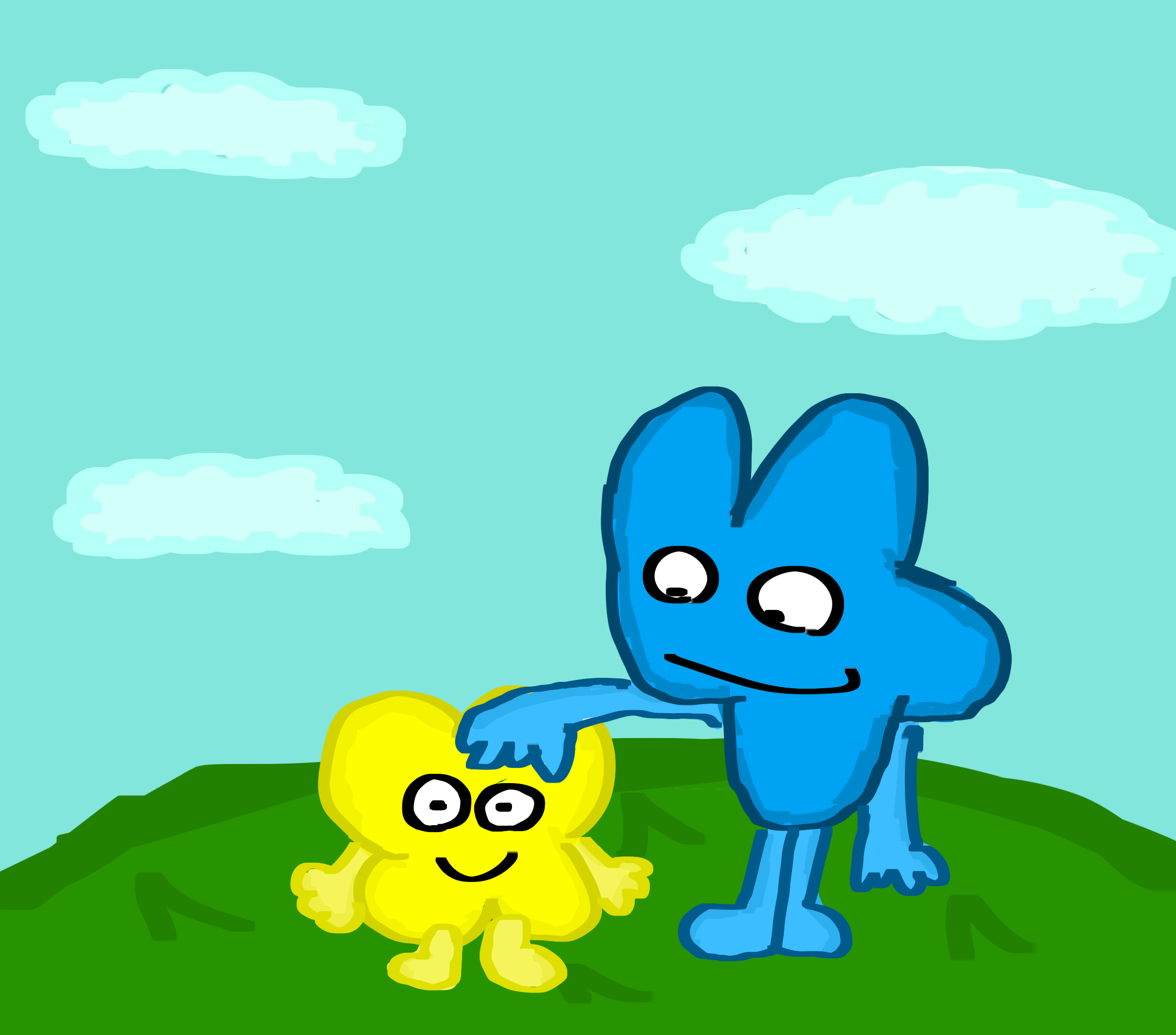 Four Patting X - ibisPaint