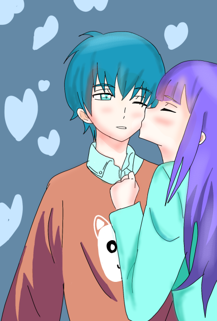 Izumi karuizawa &Aki naru couple drawing - ibisPaint
