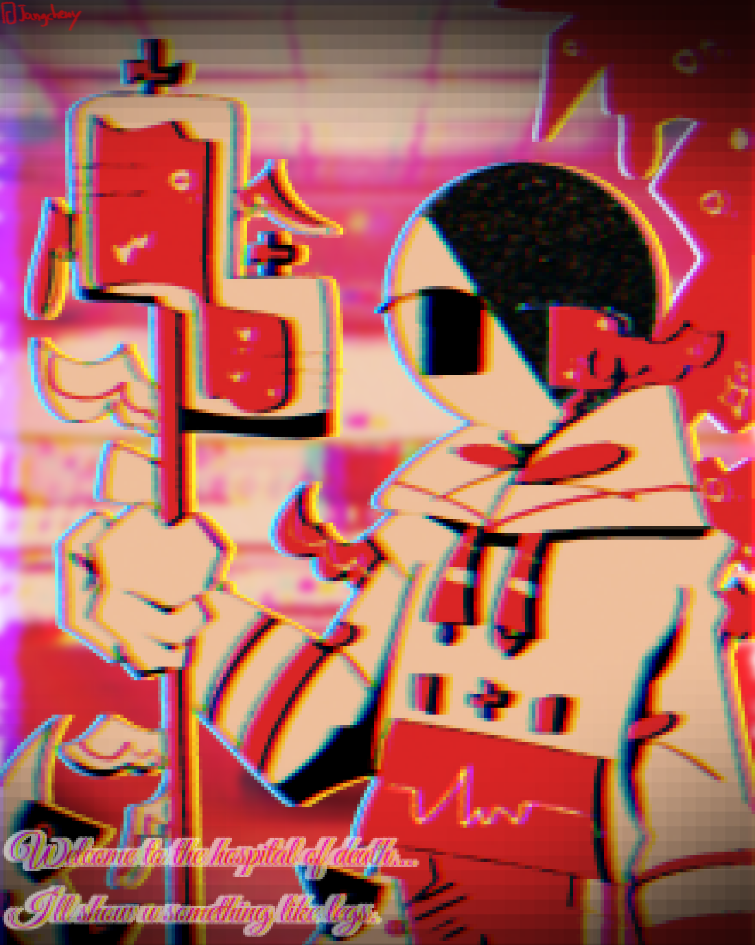 Hedgedent, the suspicious patient - ibisPaint