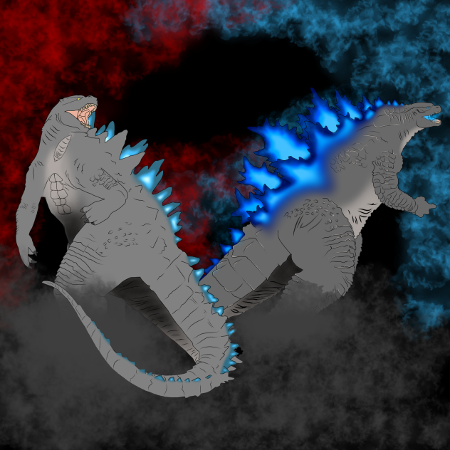 MV Godzilla fan art - ibisPaint