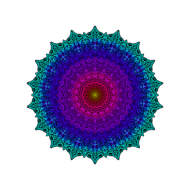 Colorful mandala - ibisPaint