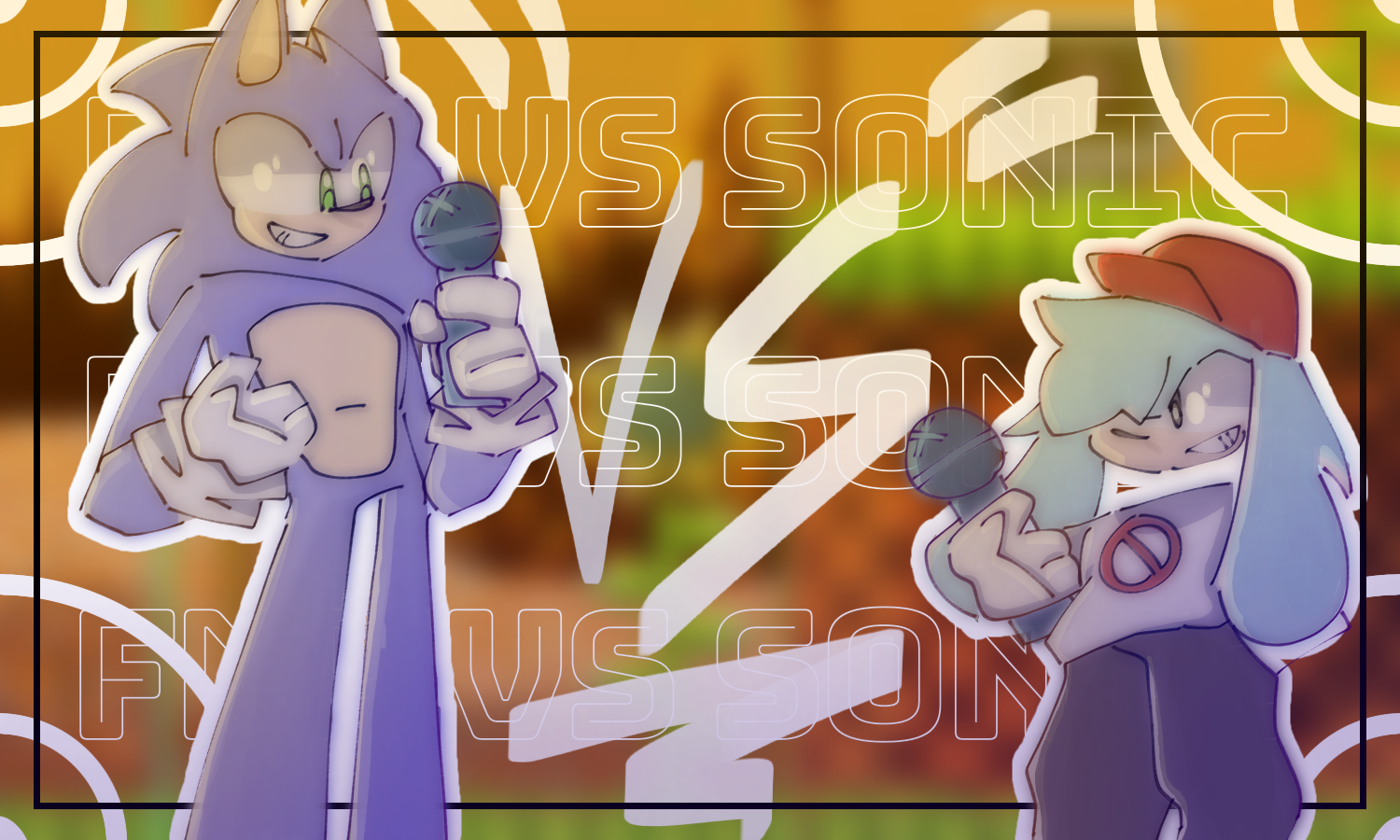 FNF vs Sonic - ibisPaint