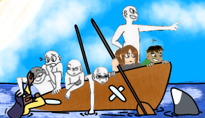 Stranded at sea collab - ibisPaint