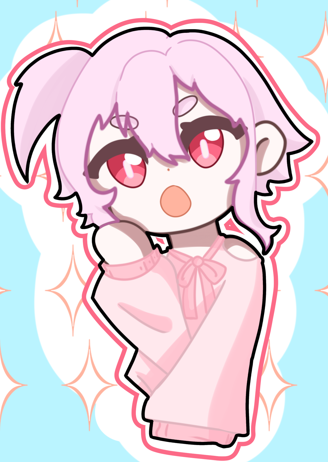 pink oc request from xue - ibisPaint