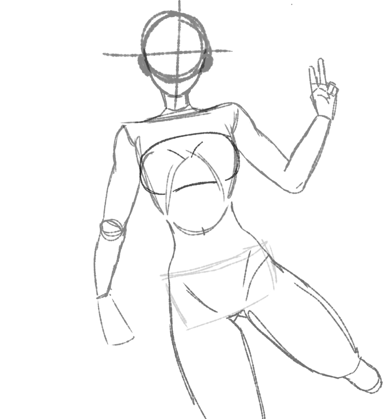 random ahh pose - ibisPaint