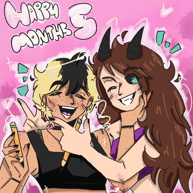 💙💜Happy 5 months!💜💙 - ibisPaint