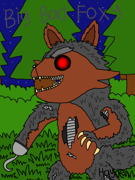 Big bad foxy speed draw - ibisPaint