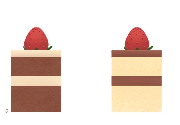 strawberry cake - ibisPaint