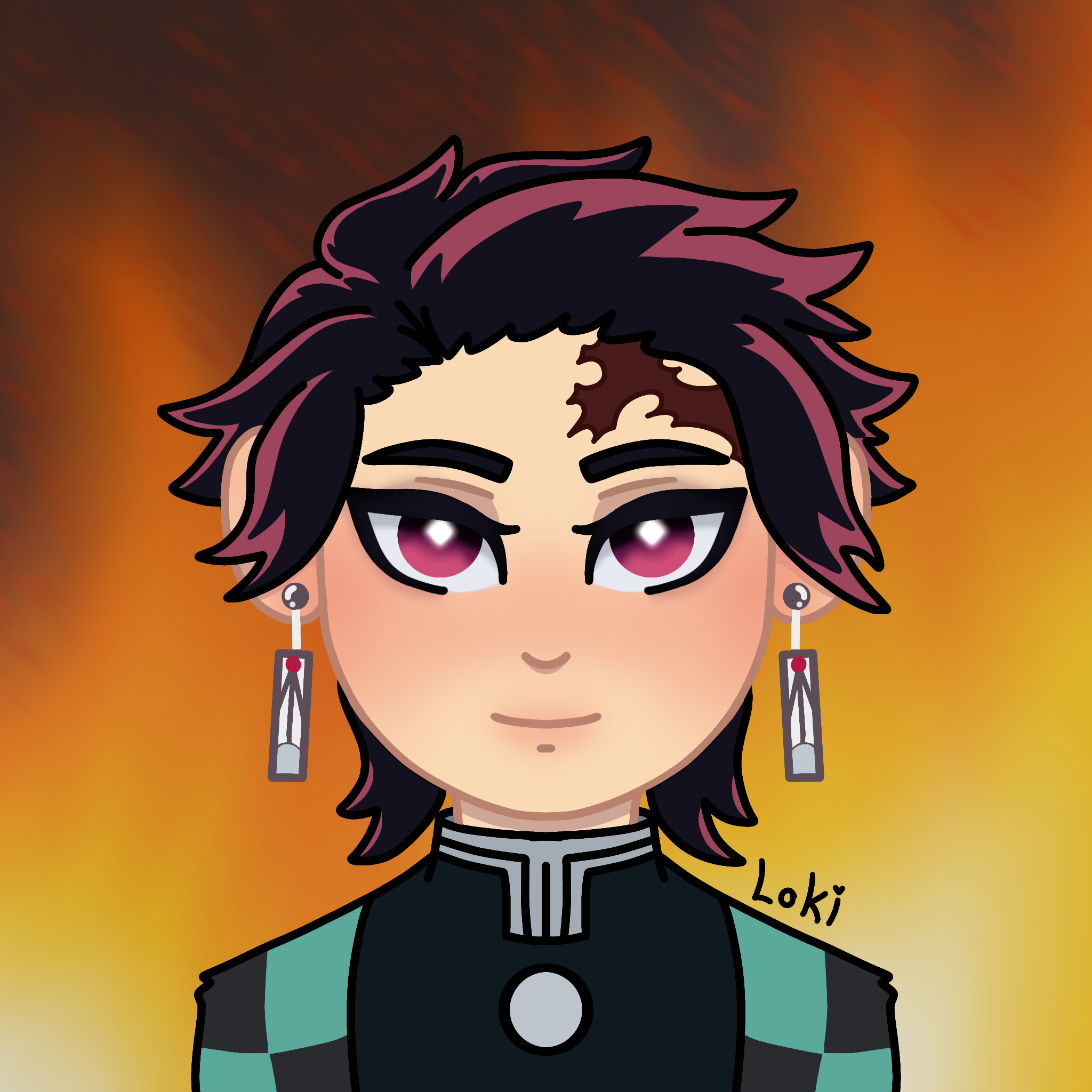 Tanjiro Demon Slayer - ibisPaint