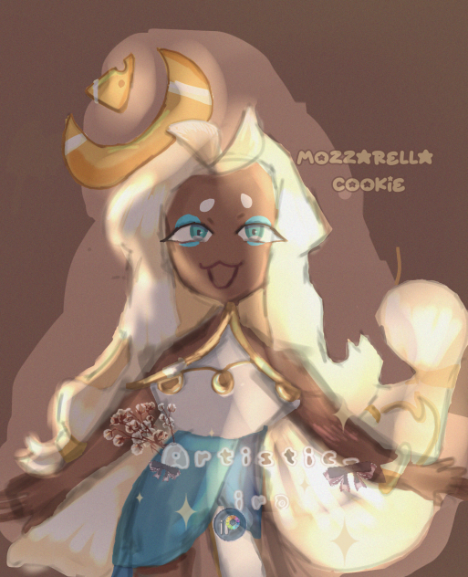 mozzarella cookie - ibisPaint