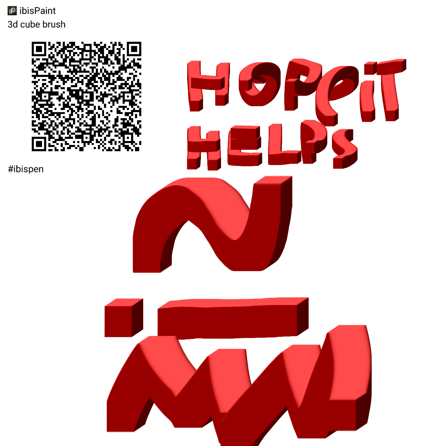 cube brush - ibisPaint