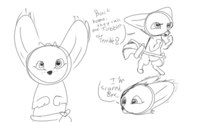 Tobble Sketches x3 - ibisPaint