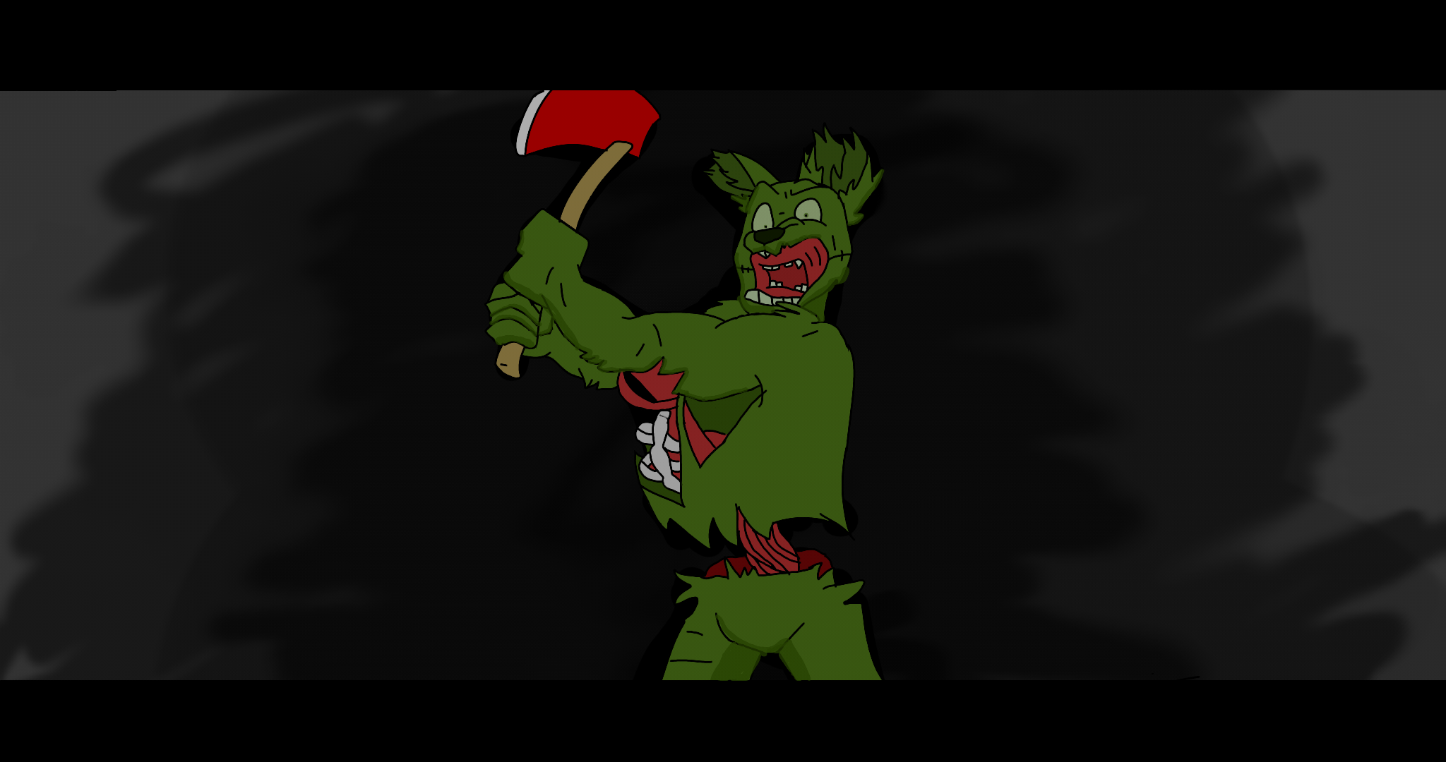 Axe springtrap - ibisPaint