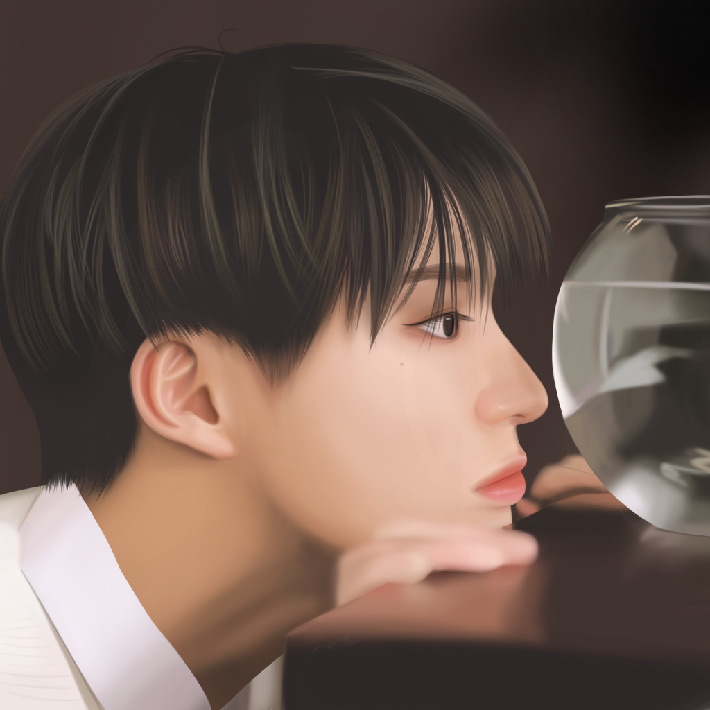 Jeno & A Fish Bowl - ibisPaint