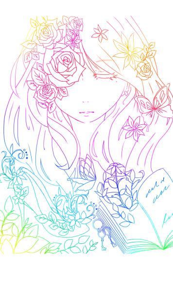 【染色】Flower garden - ibisPaint
