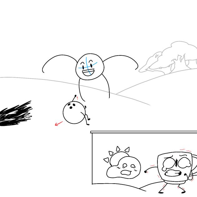 Animatic Battle as a storyboard - ibisPaint