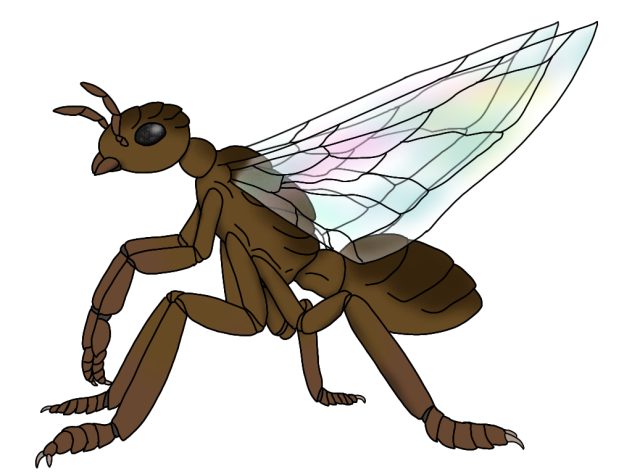 Myrmidonian winged render - ibisPaint
