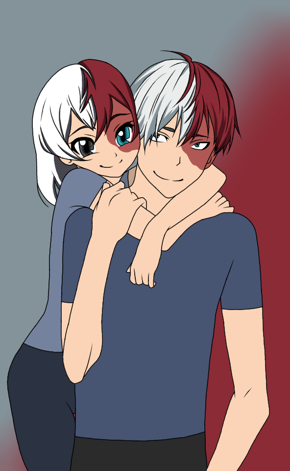 IceHeart and Shoto Todoroki family pic - ibisPaint