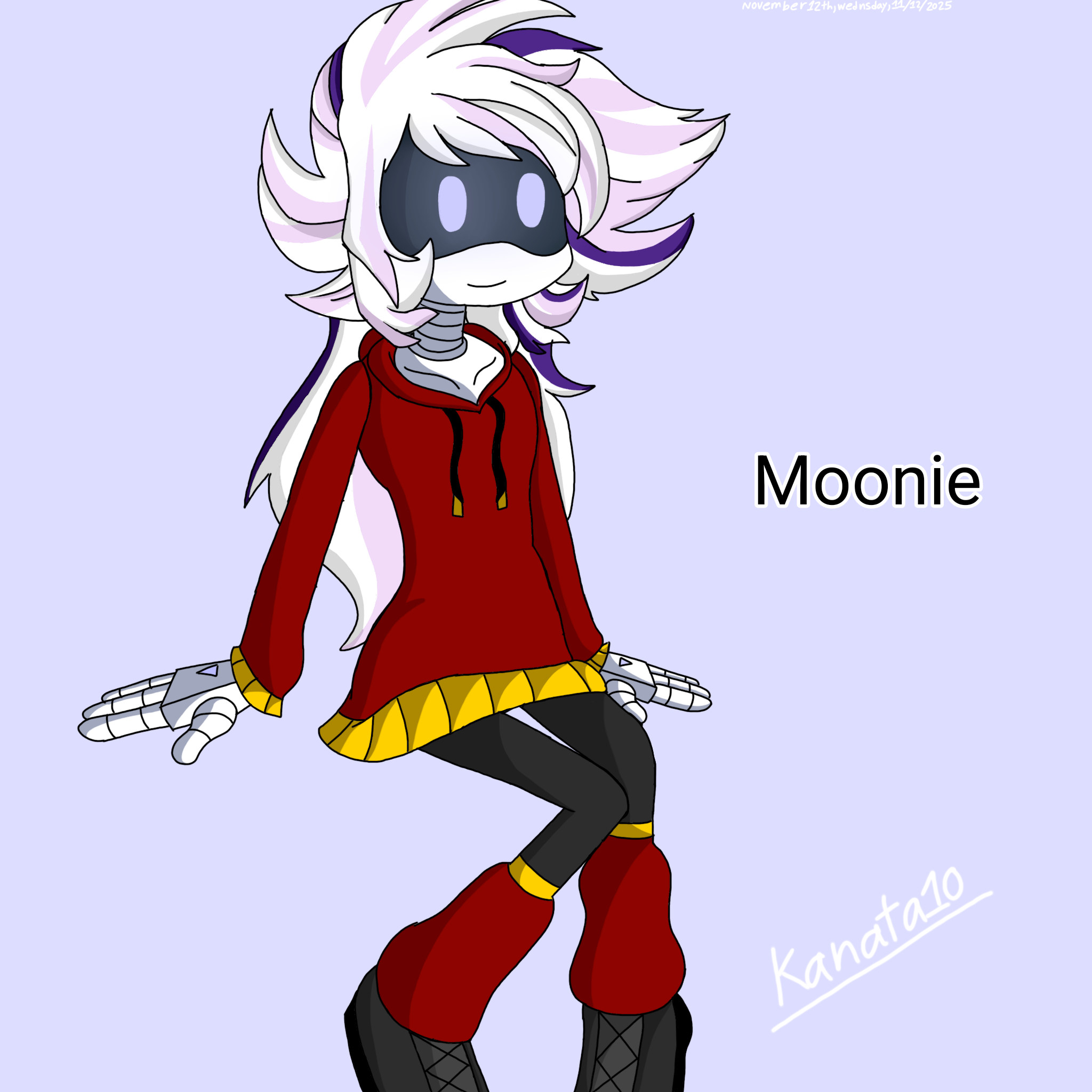 OC Called Moonie as a Worker Drone - ibisPaint