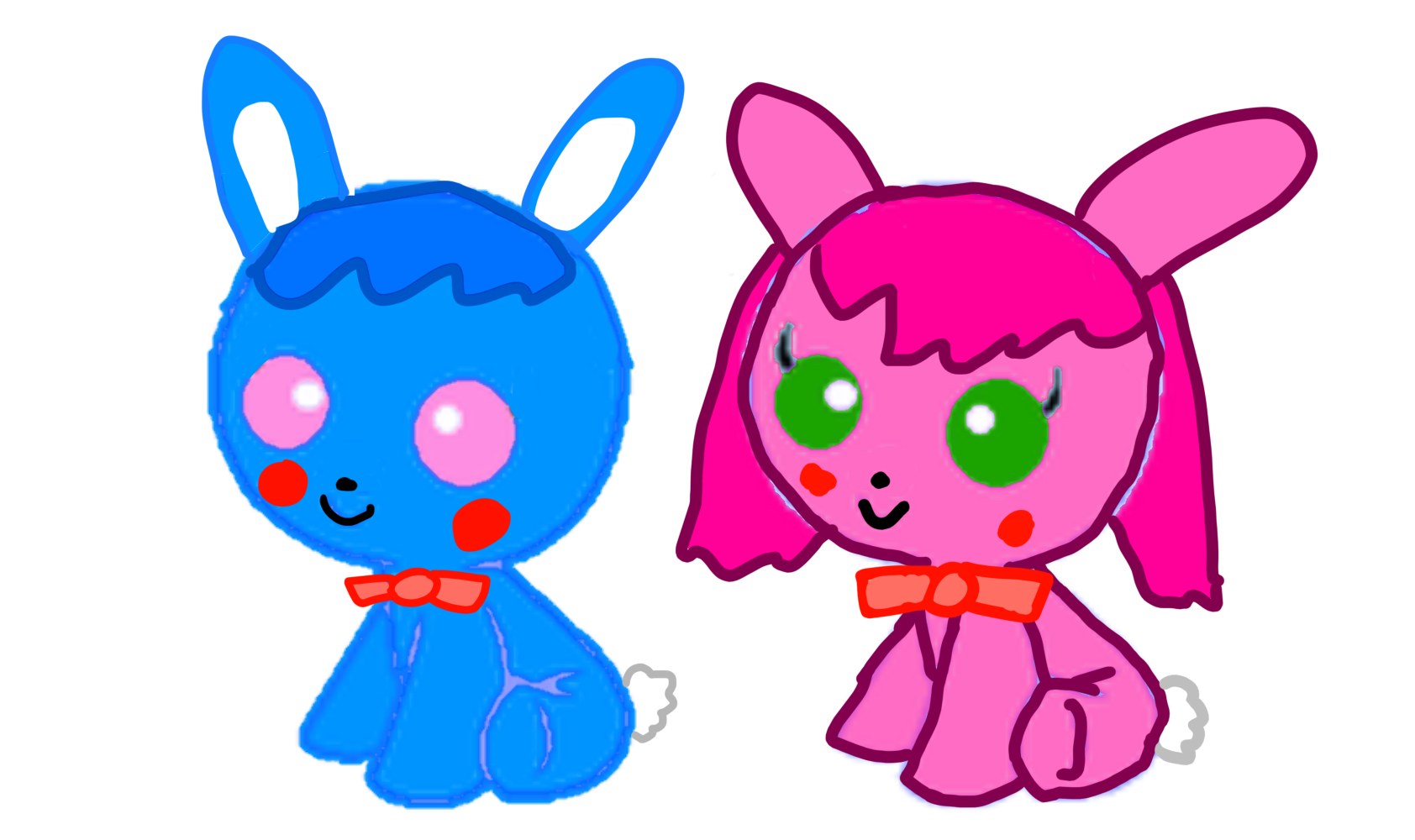 Bon bon and Bonnet - ibisPaint