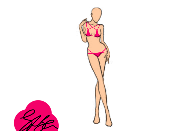 Model bikini - ibisPaint