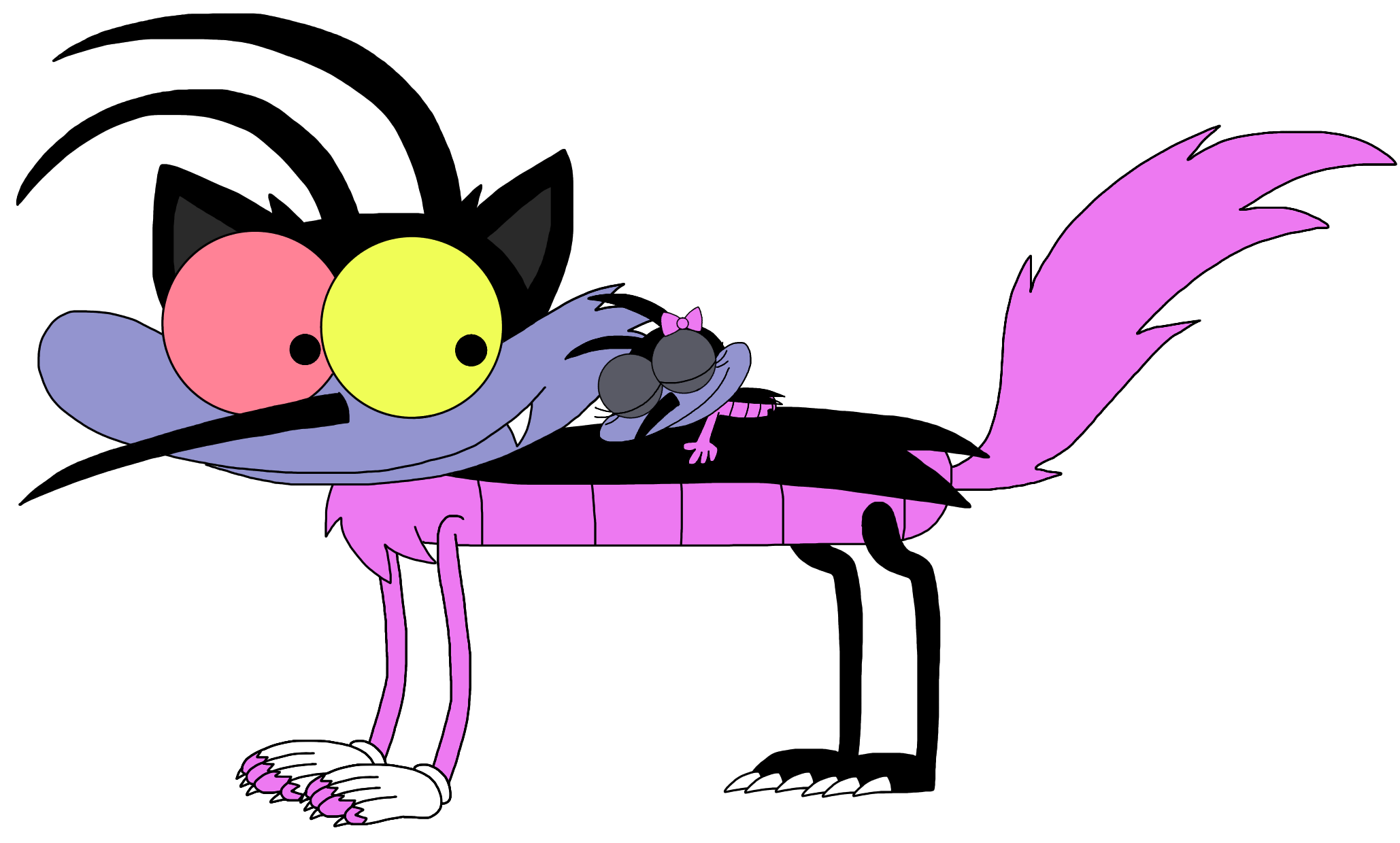 Joy and Wereroach Joey - ibisPaint