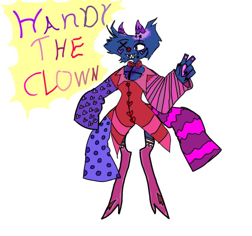 Handy the clown - ibisPaint