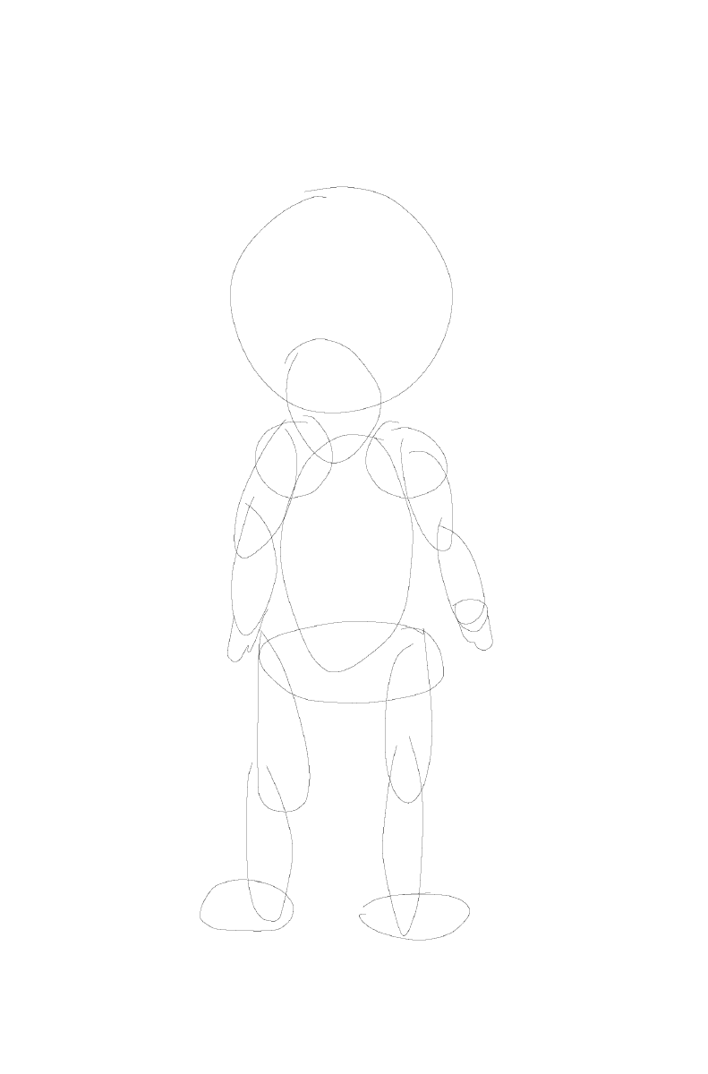 Cartoon Character Base - ibisPaint