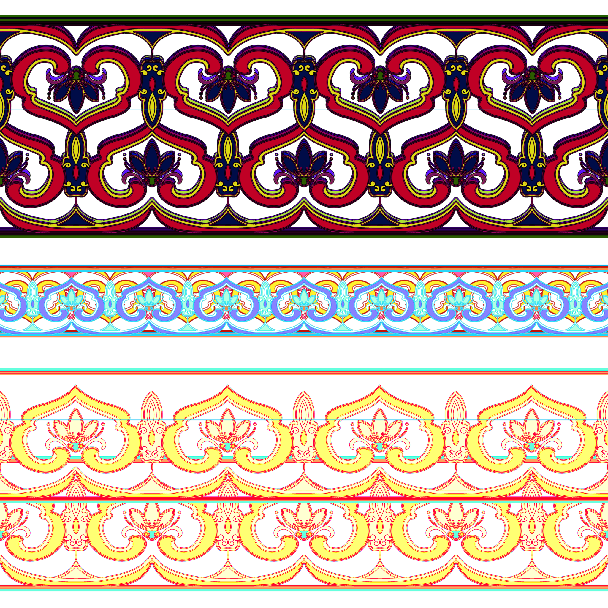 IBM3725 Lotus border h - ibisPaint