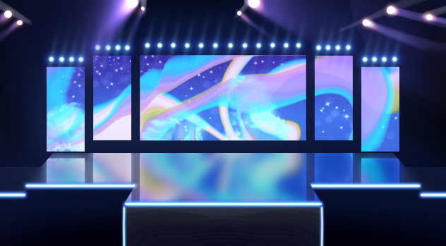 Blue atmosphere stage - ibisPaint