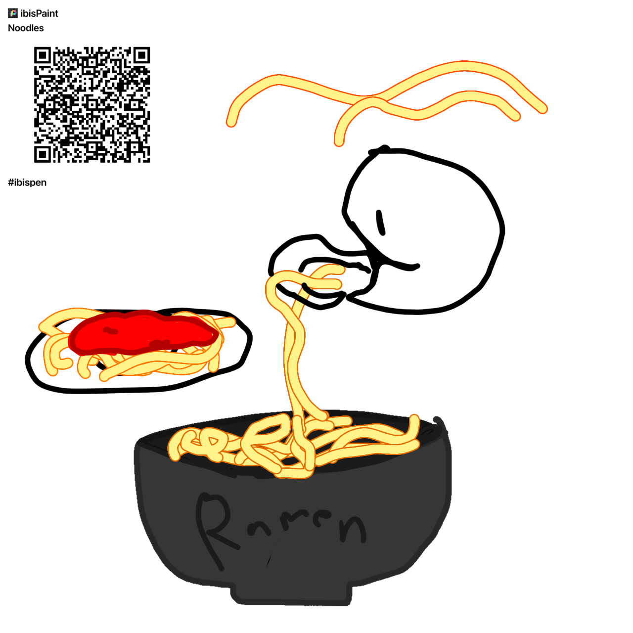 noodles!!! - ibisPaint