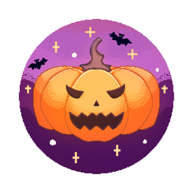 Jack-O-Lantern(Pixel) - ibisPaint