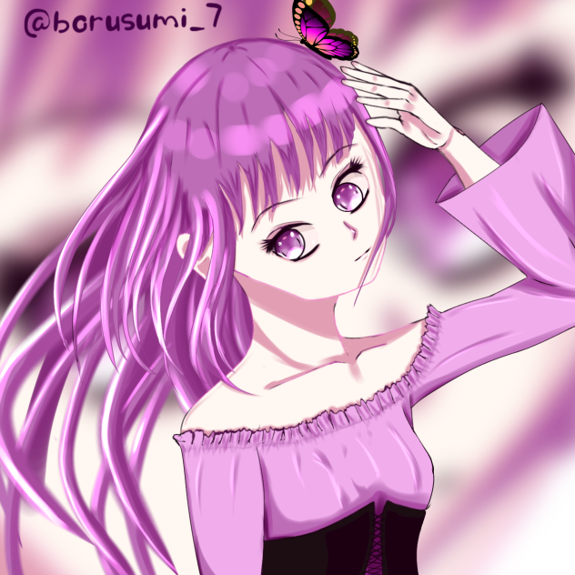 purple girl - ibisPaint