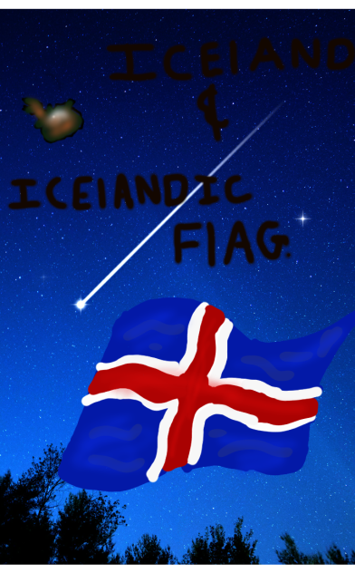 Icelandic flag part2 - ibisPaint