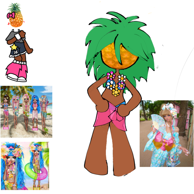 Pineapple gal - ibisPaint